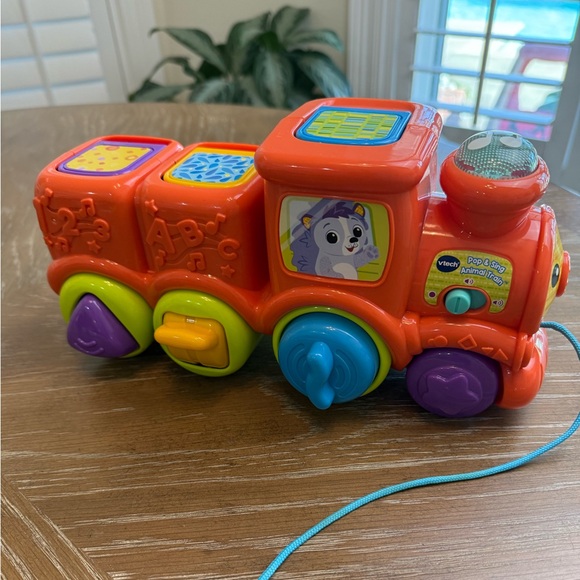 vtech | Toys | Vtech Pop Sing Animal Train Push Pull Baby And Toddler ...
